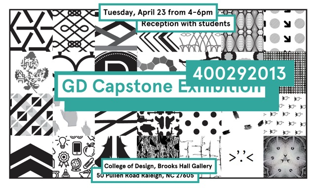 NCSU Graphic Design Capstone Exhibition | AIGA Raleigh