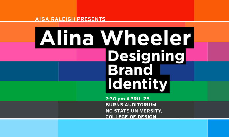 Designing Brand Identity with Alina Wheeler | AIGA Raleigh